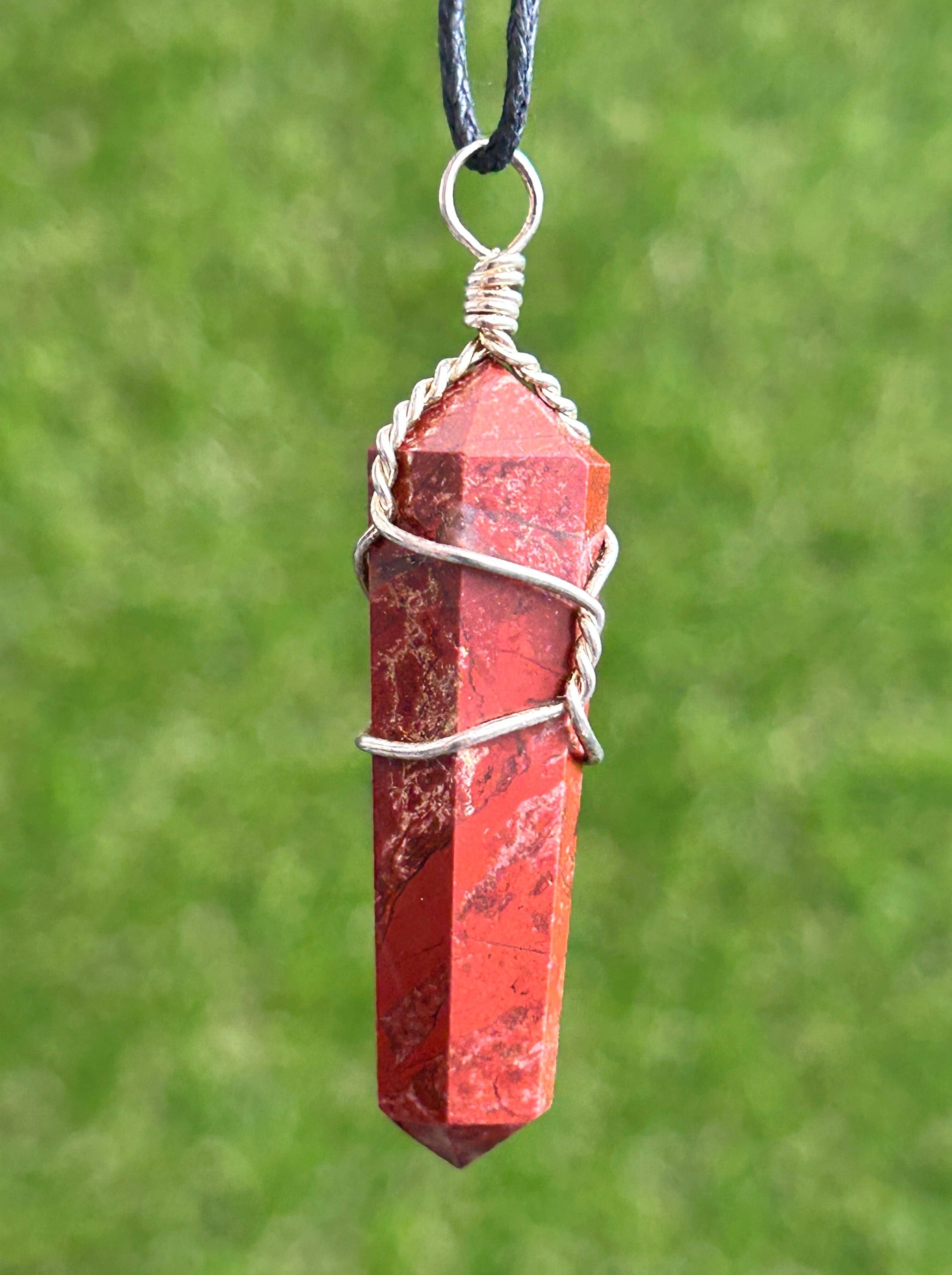 Red Japer Wire Wrap Point – Mineralism