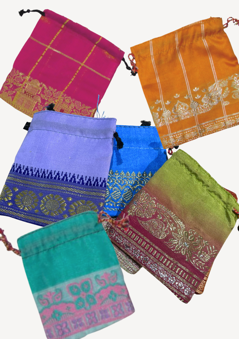Assorted Sari Pouch – Mineralism