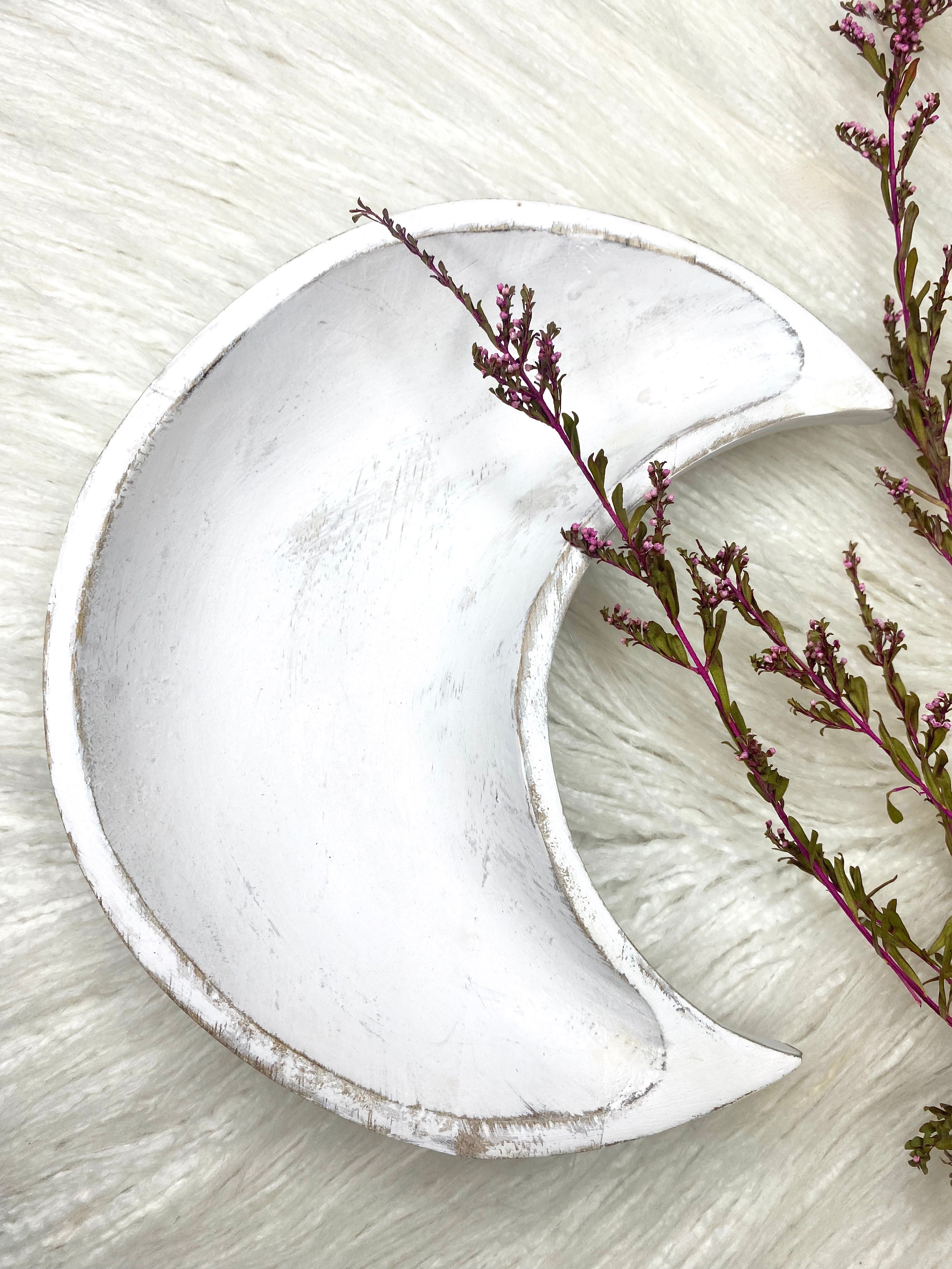 Wood Crescent Moon Bowl – Mineralism